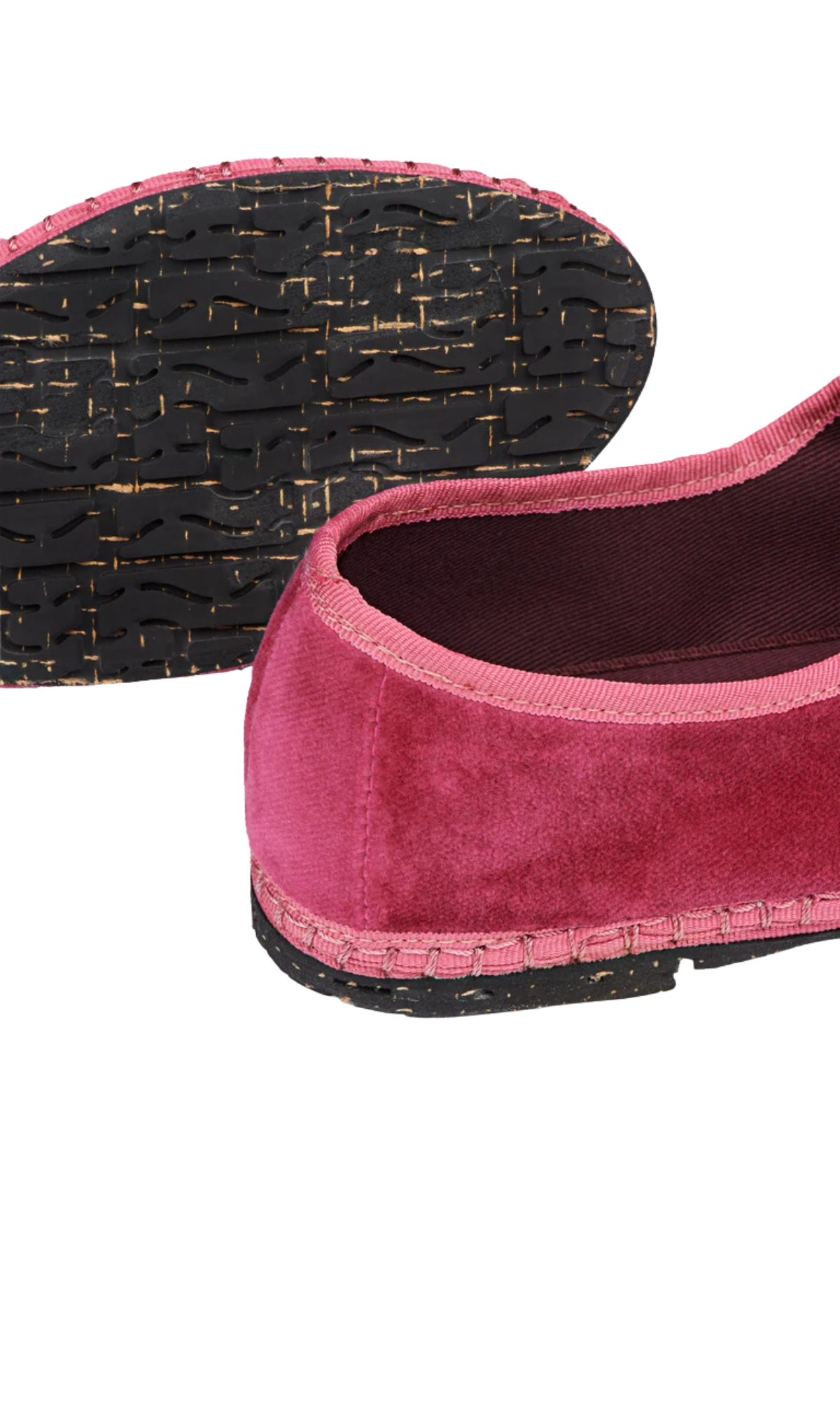 Flabelus • Frances Mary Jane Flats • Pink Velvet – treen