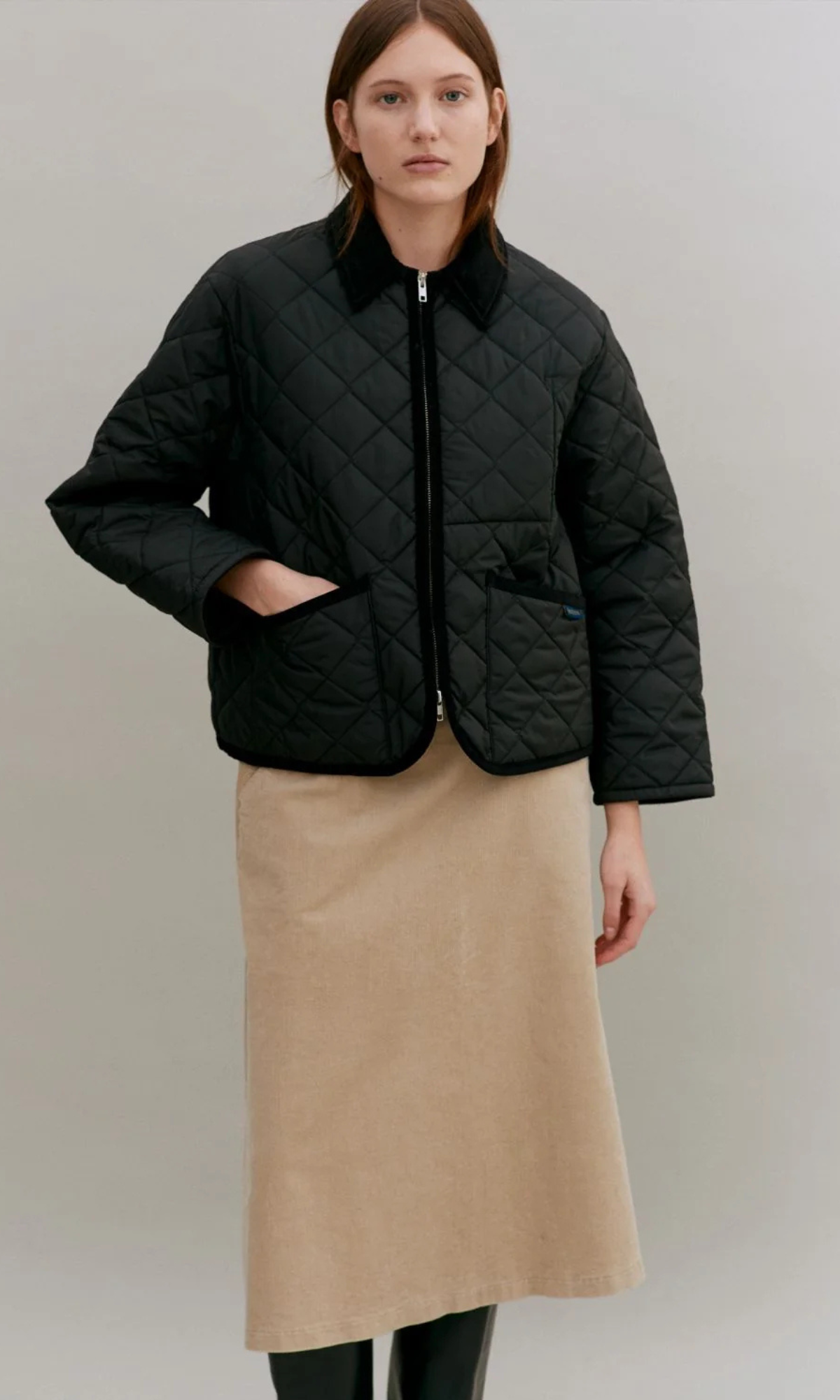 Lavenham • Teynham Jacket • Black – treen
